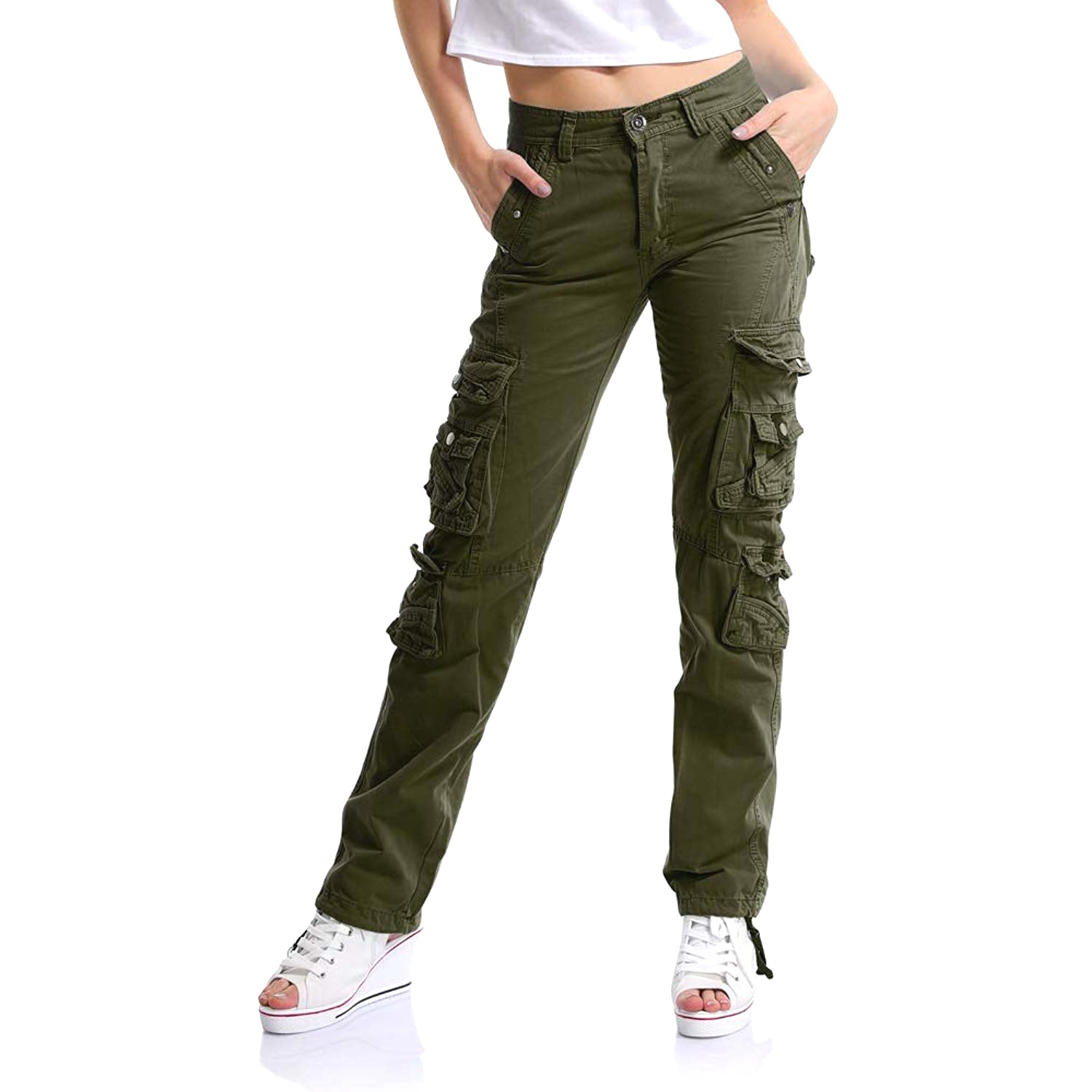 Venta Pantalones Con Bolsillos A Los Lados Mujer En Stock