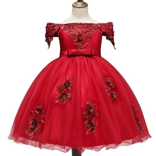 Robe Princesse Rouge Tulle Princesse Parfaite