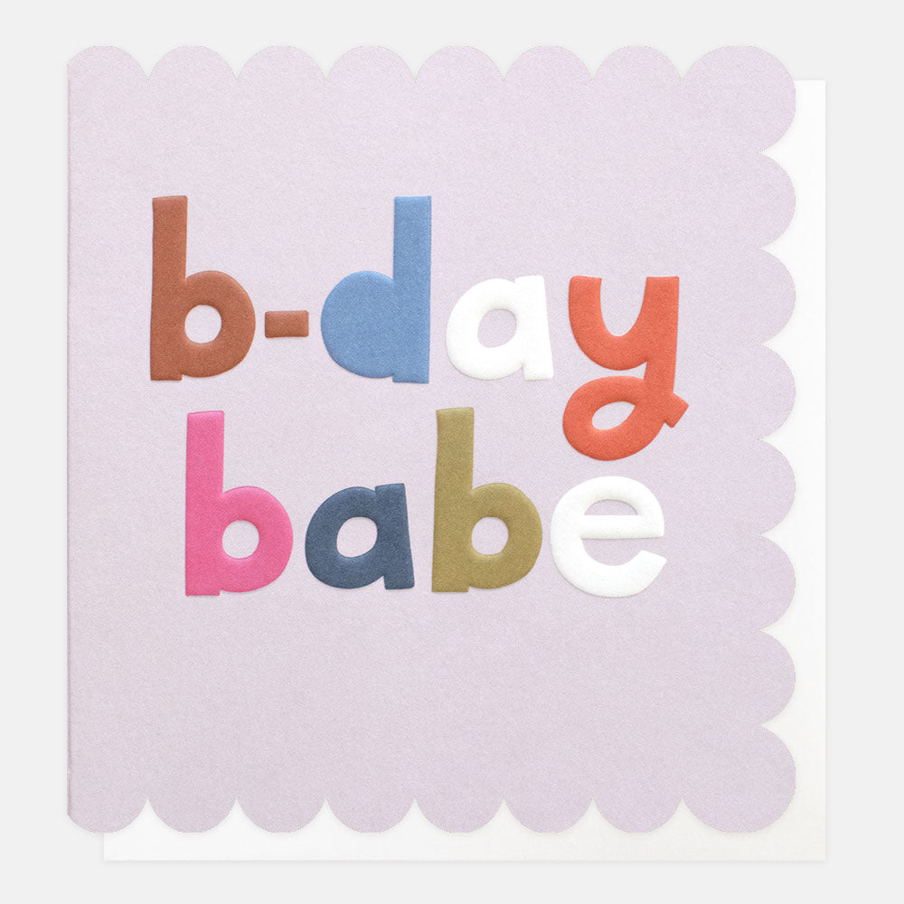 Lilac Scallop Birthday Card Caroline Gardner Reviews On Judgeme