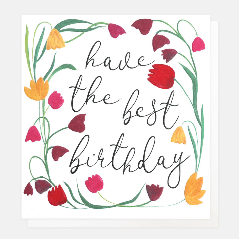 Climbing Tulip Birthday Card Caroline Gardner Reviews On Judgeme