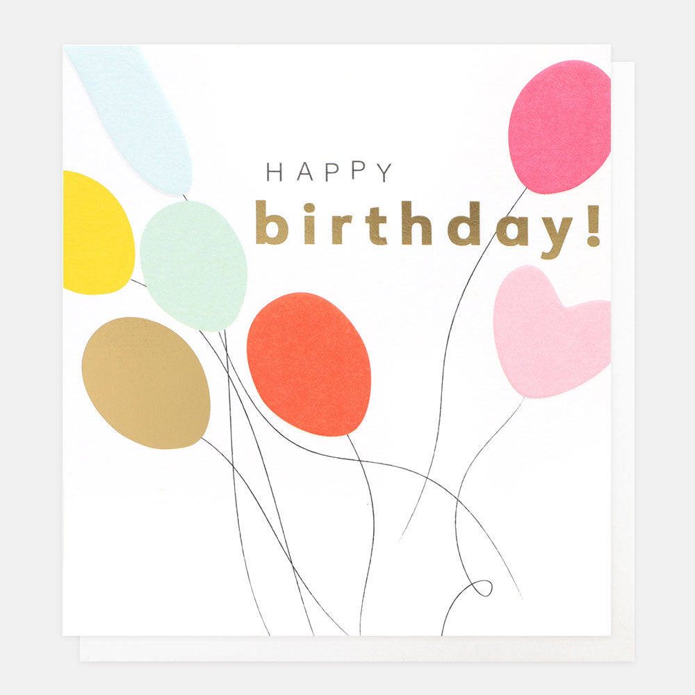 Pastel Balloons Birthday Card Caroline Gardner Reviews On Judgeme