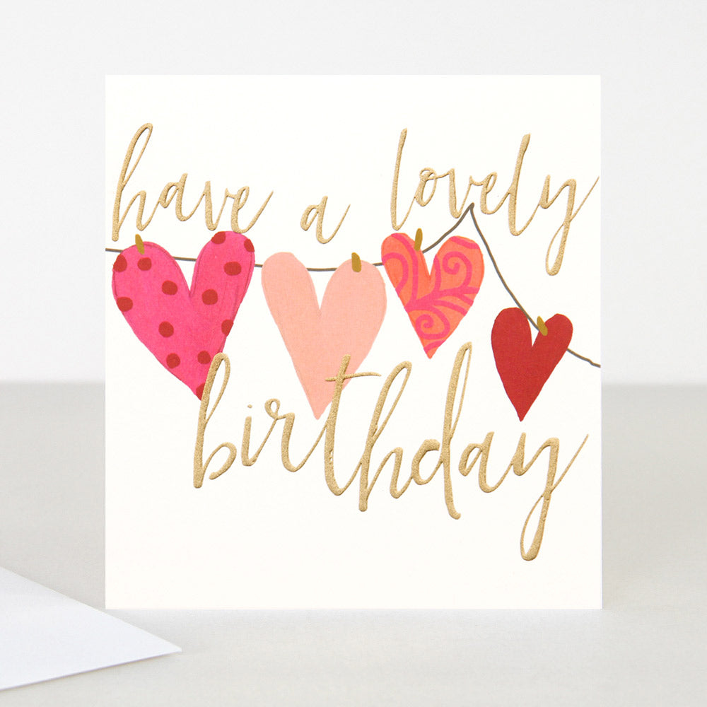 Hearts Line Birthday Card Caroline Gardner Reviews On Judgeme