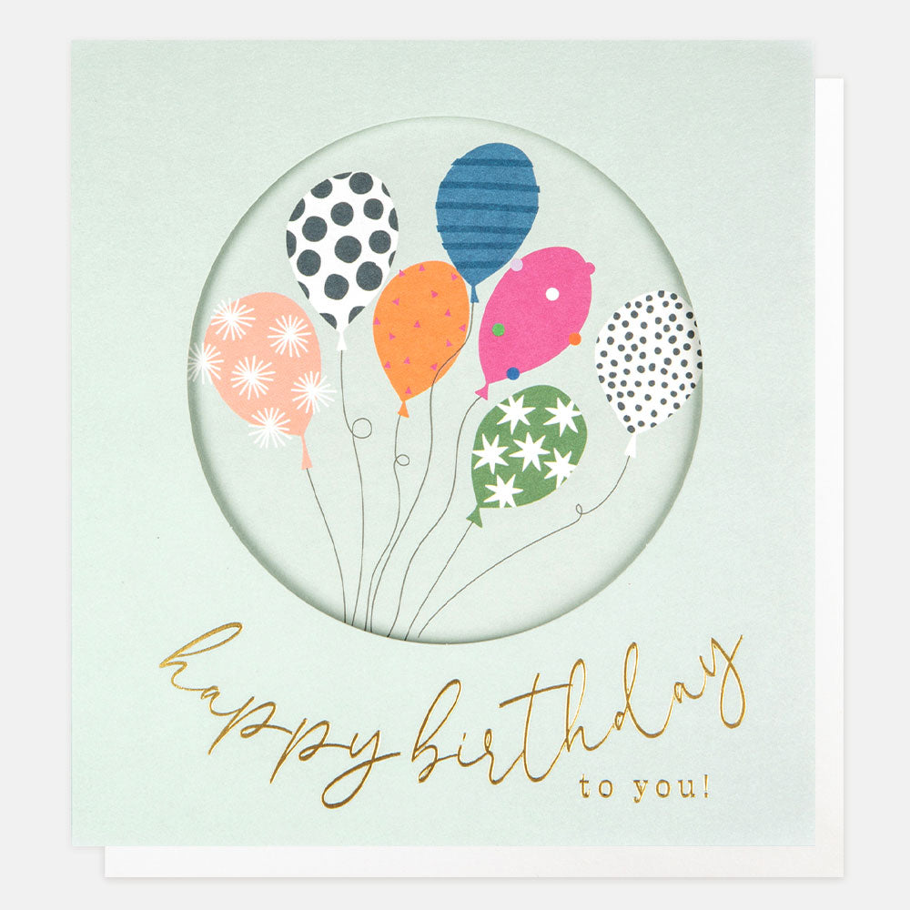 Patterned Balloons Birthday Card Caroline Gardner Reviews On Judgeme