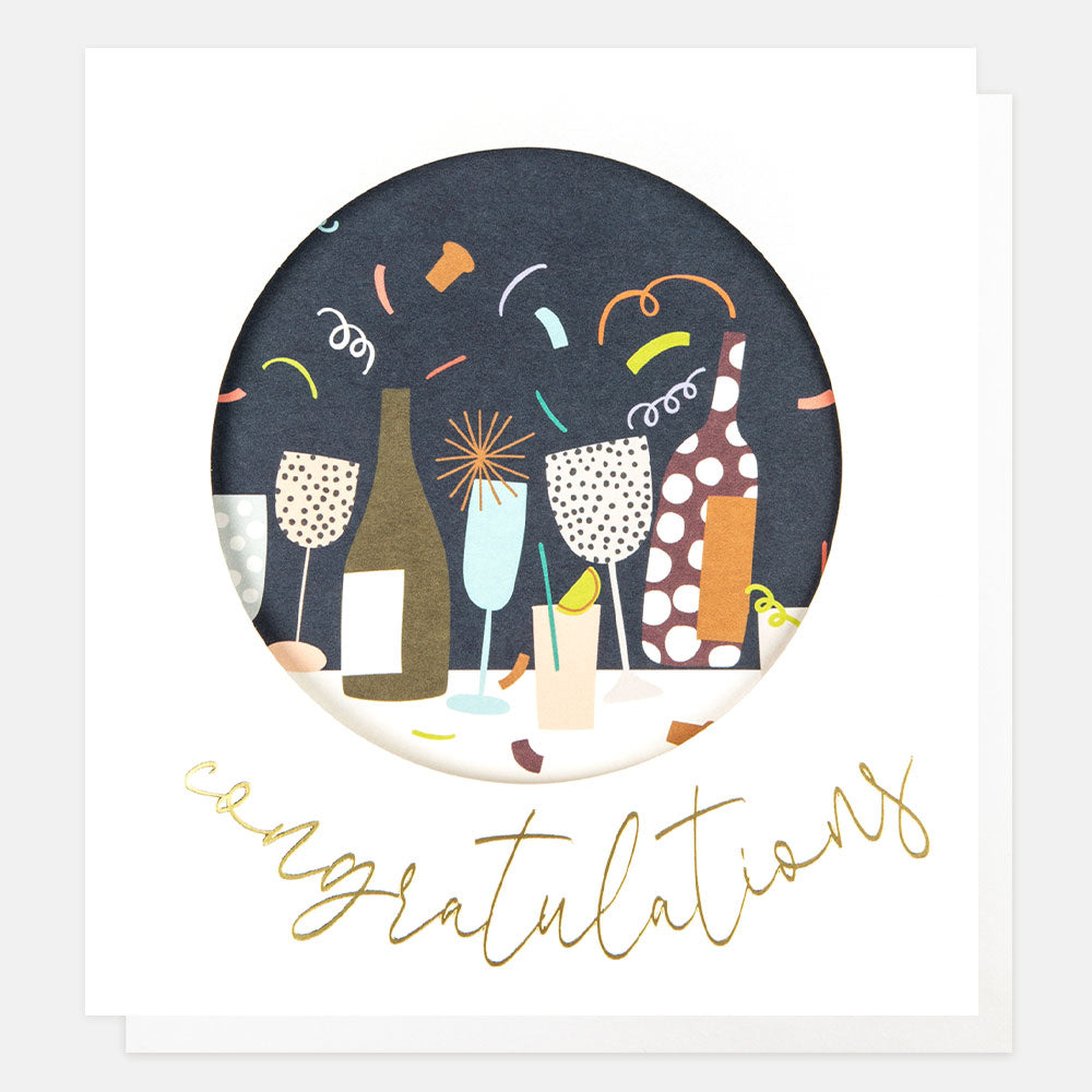 Drinks And Bottles Congratulations Card Caroline Gardner Reviews On