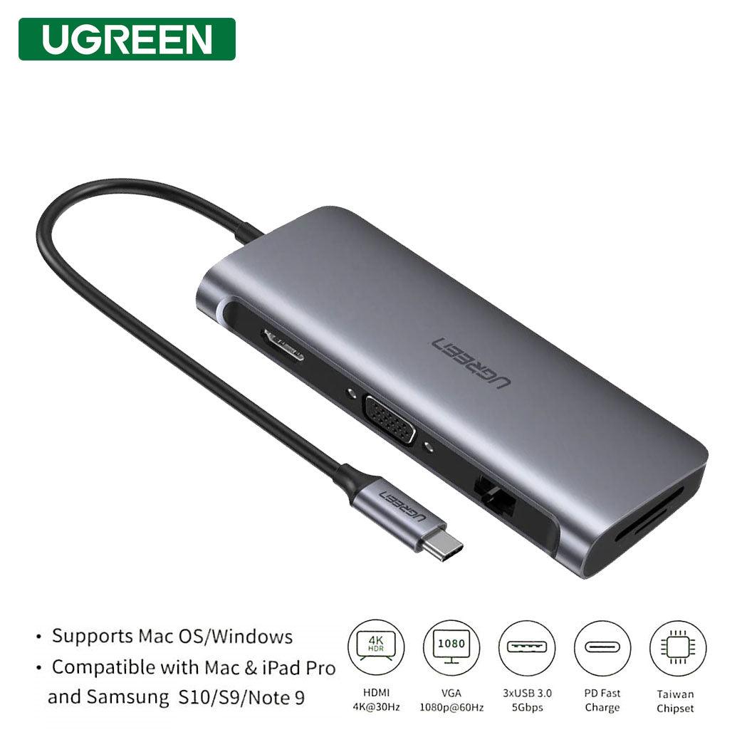 Datablitz Ugreen Usb C 9 In 1 Multifunctional Adapter Gray Cm179