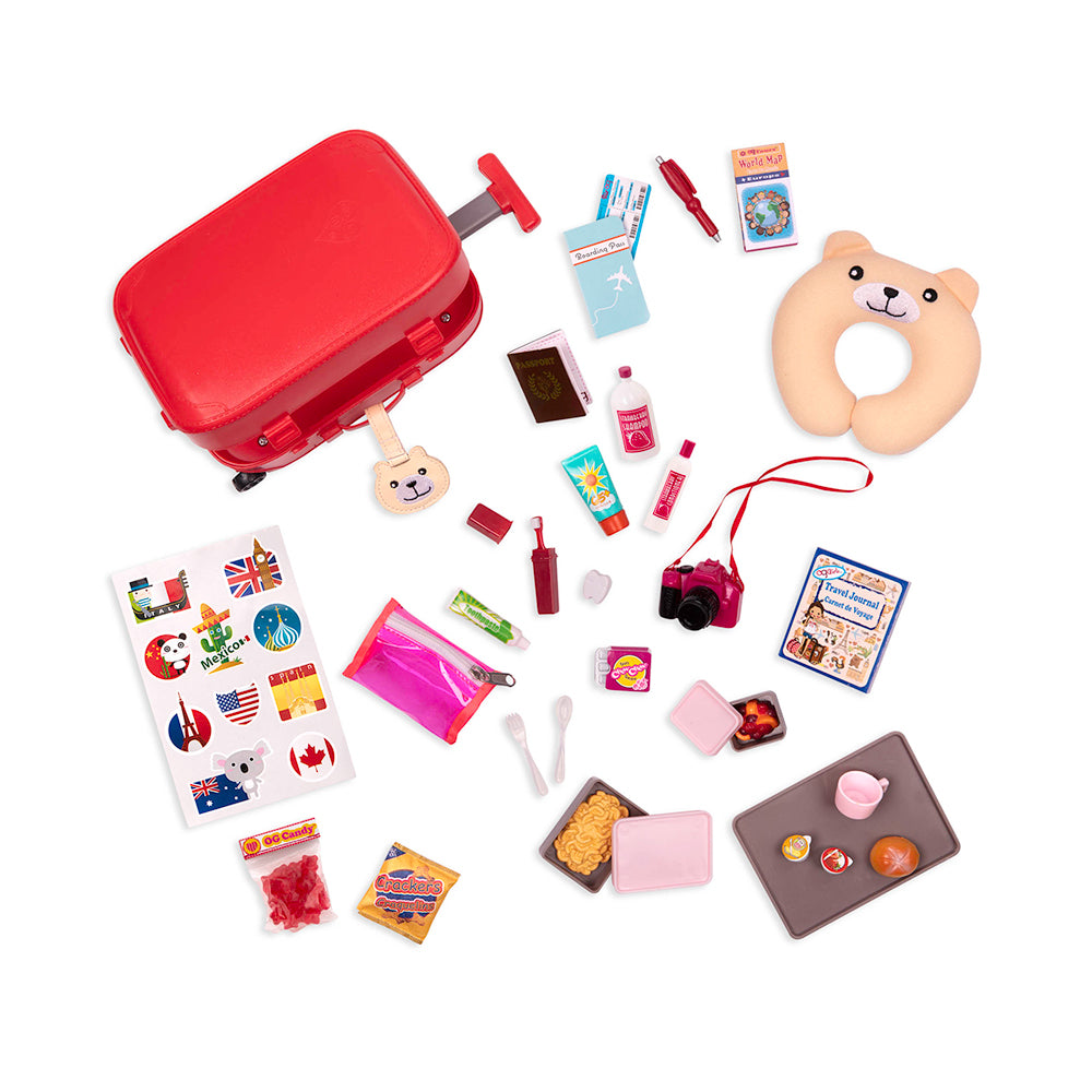 Our Generation Well Traveled Luggage Set Mastermind Toys