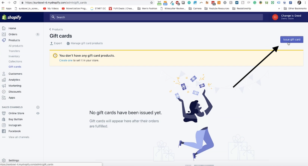 How To Set Up A T Card In Shopify Sunbowl