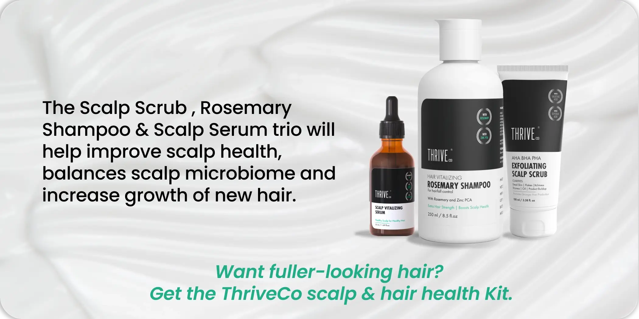 Buy Thriveco Scalp Scrub Vitalizing Serum And Rosemary Shampoo