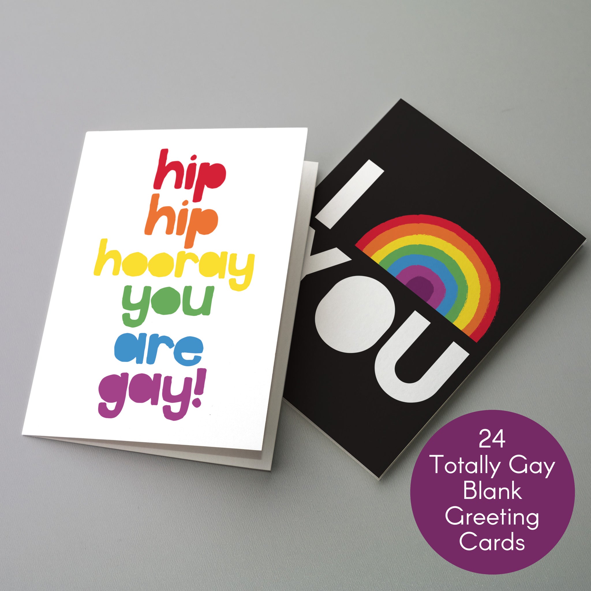 Lgbt Cards Gay Pride And Lesbian Lgbtq Stationery Greetings 24 Pack