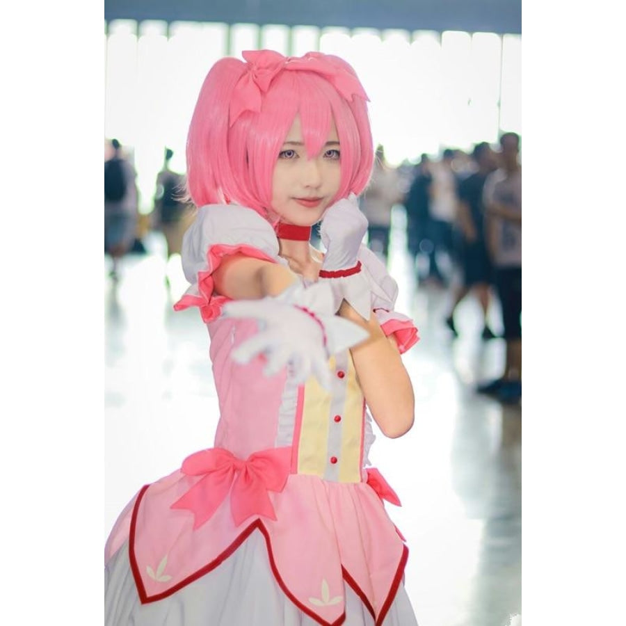 Cosfun Puella Magi Madoka Magica Kaname Madoka Cosplay Costume