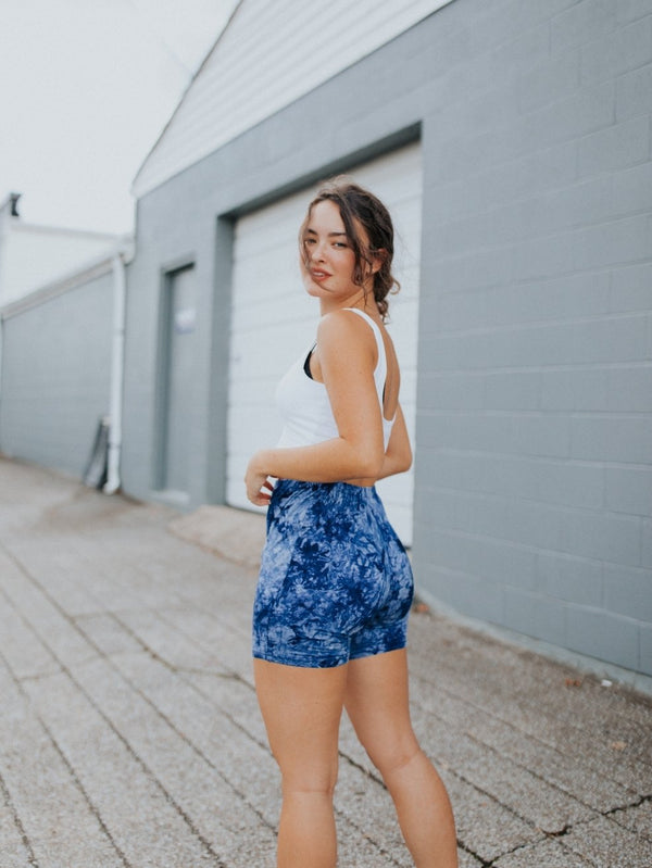 Tie Dye Bike Shorts Boho Buys