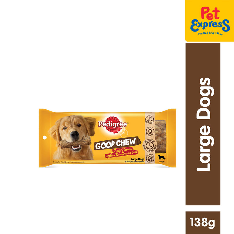 Pedigree Adult Good Chew Large Beef Dog Treats 138g Pet Express