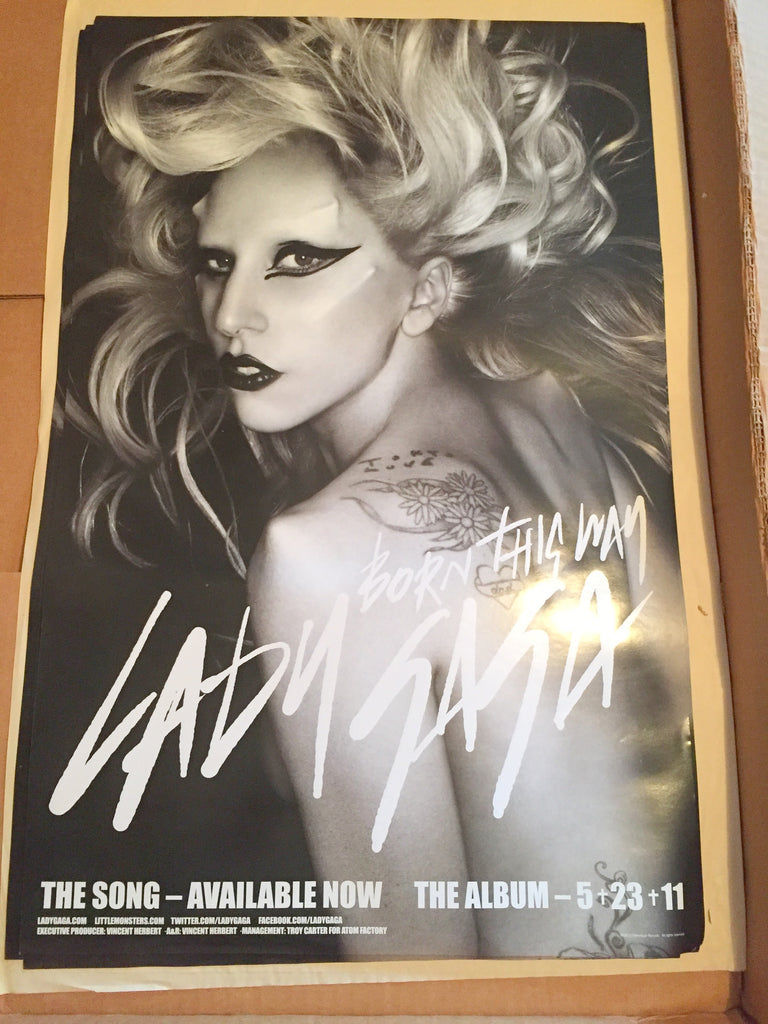 Lady Gaga Born This Way Official Promo Poster 14x22 Borderline Music