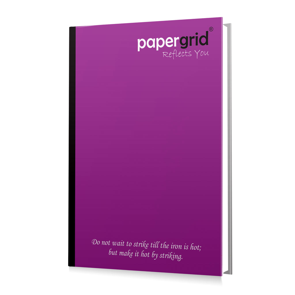 Papergrid Notebook A4 297 Cm X 21 Cm Unruled 356 Pages Hard Co