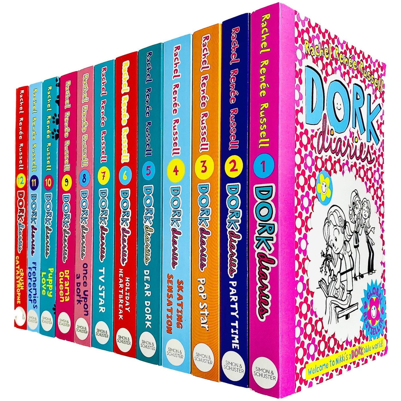 Dork Diaries Series 12 Book Collection Set By Rachel Renee Russell