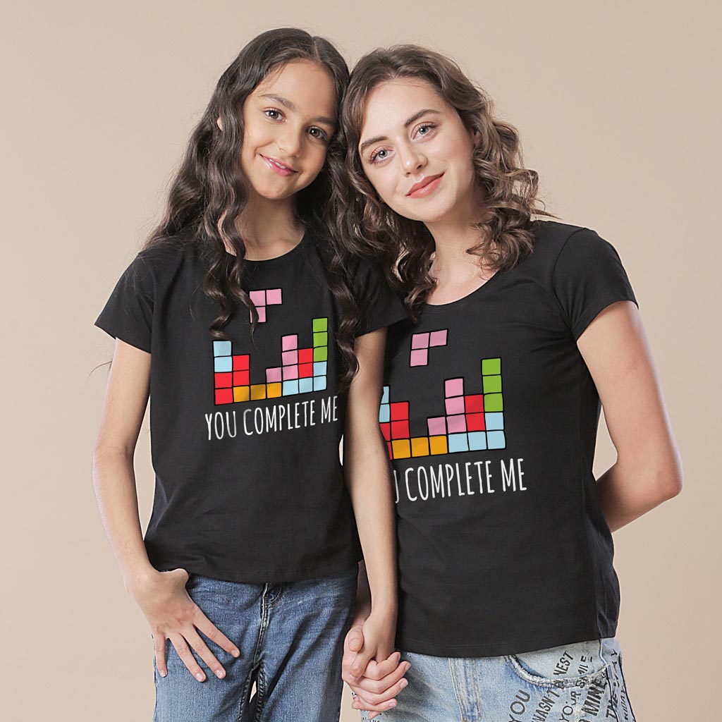 You Complete Me Mom And Daughter Tees