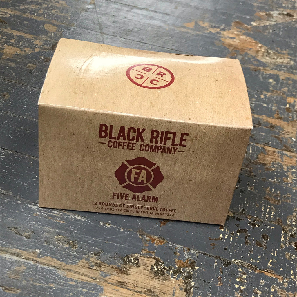 Black Rifle Five Alarm Medium Roast 12 Single Serve Rounds Coffee