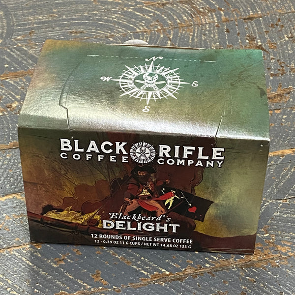 Black Rifle Blackbeards Delight Dark Roast 12 Single Serve Rounds Cof