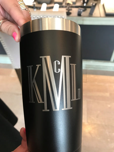 Laser Engraved Stainless Steel Tumbler Mefford Jewelers