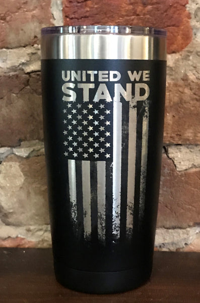 Us Veterans Laser Engraved Stainless Steel Tumbler Free Shipping