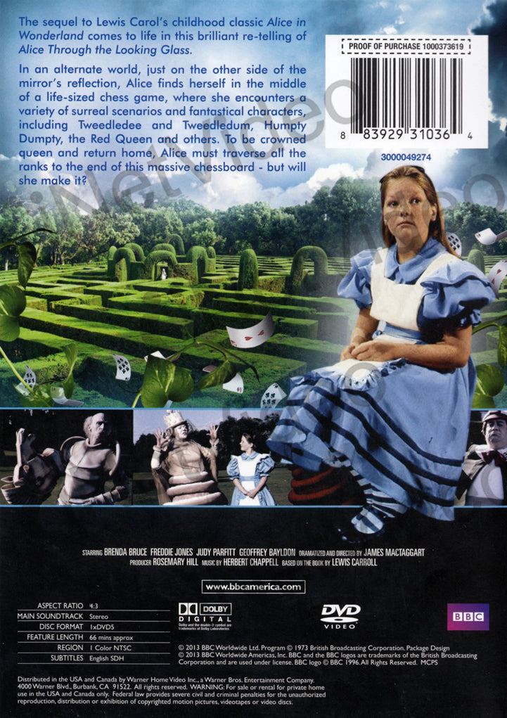 Alice Through The Looking Glass Bbc On Dvd Movie