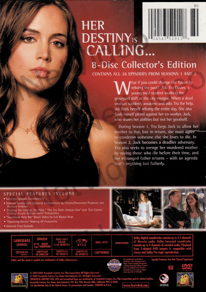 Tru Calling The Complete Series Boxset On Dvd Movie