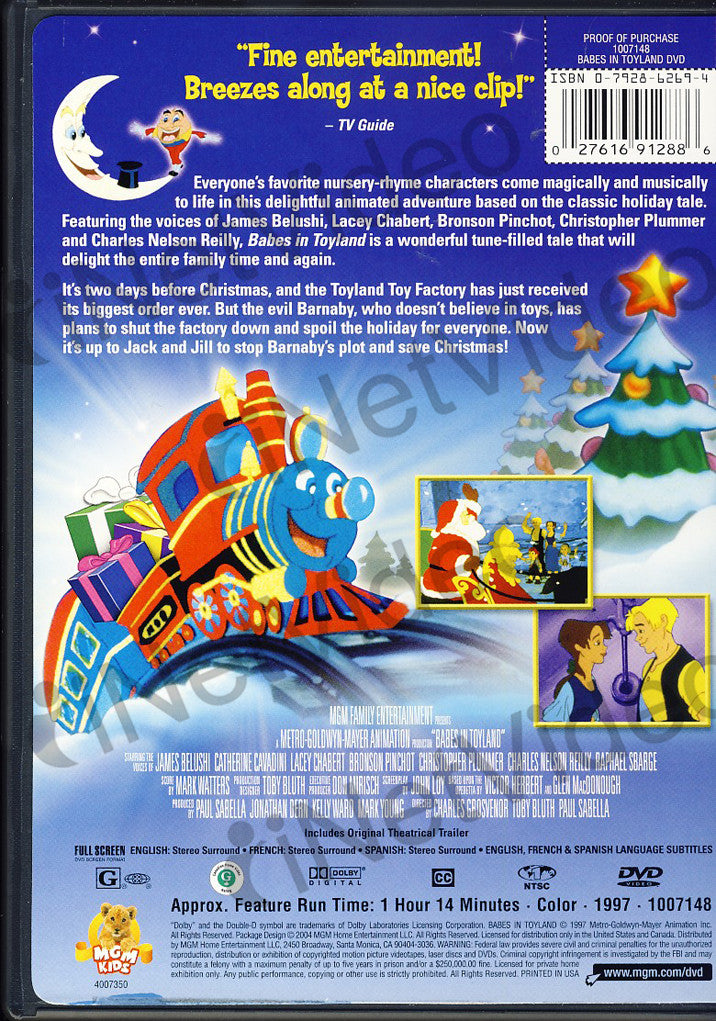 Babes In Toyland On Dvd Movie