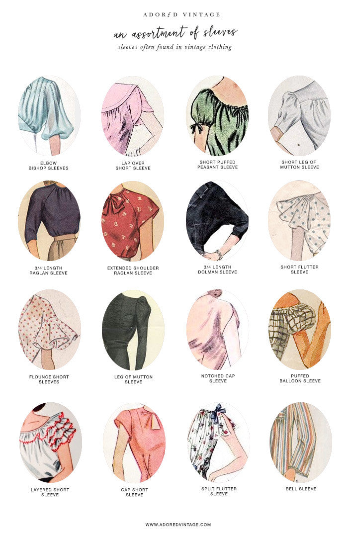 Vintage Clothing Guide Reference Adored Vintage