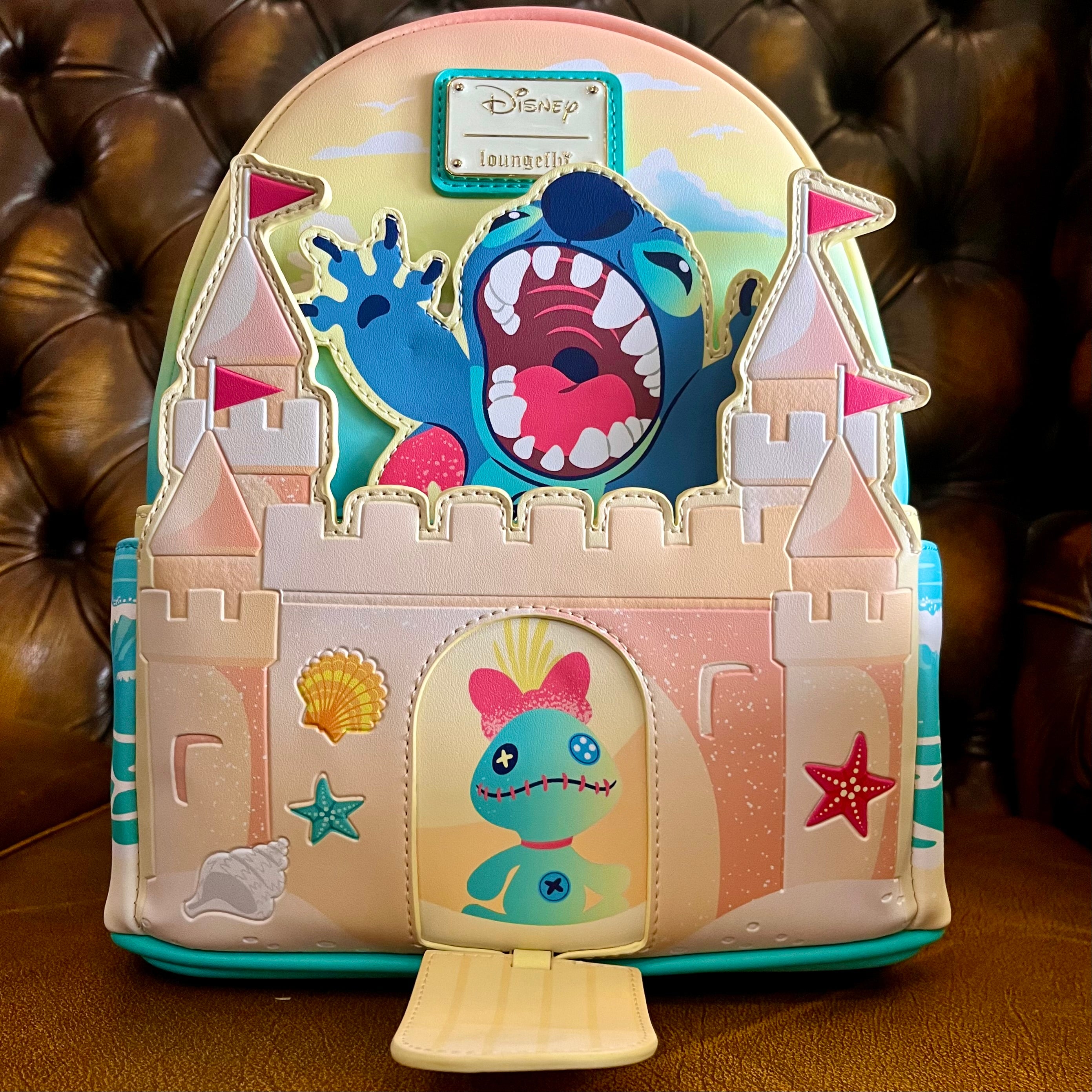 Lilo And Stitch Sandcastle Beach Surprise Mini Backpack Loungefly