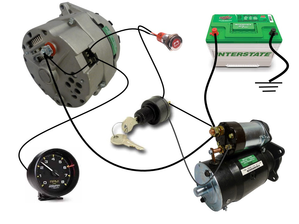 Common Delco Si Series Alternator Wiring Diagram Smith Co Electric