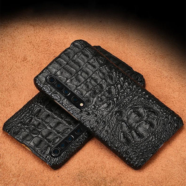 I Idea Handmade Luxury Crocodile Skin Genuine Leather Case Cover