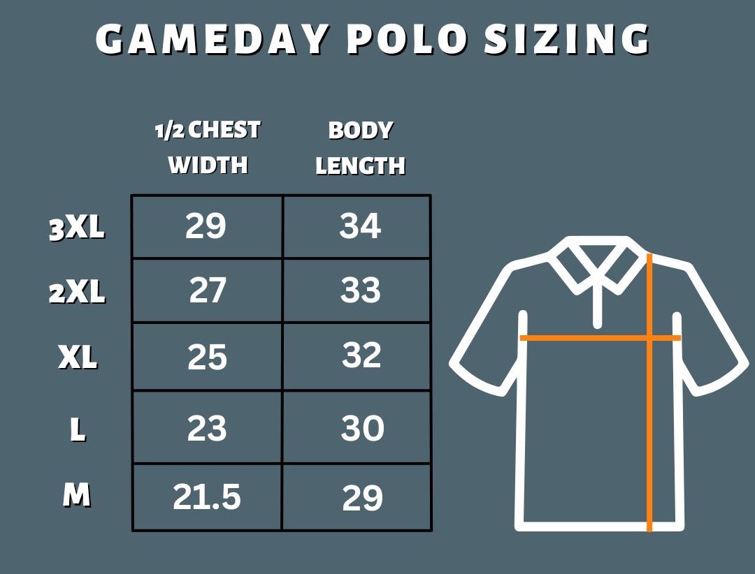 Polo Size Chart Everyday Outdoors