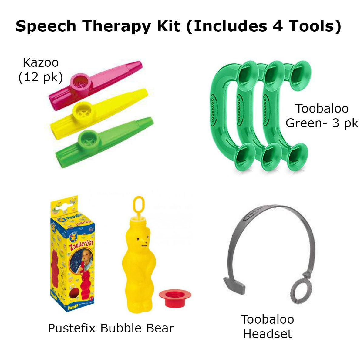 Speech Therapy Kit Includes 4 Therapy Tools Special Needs Essentials