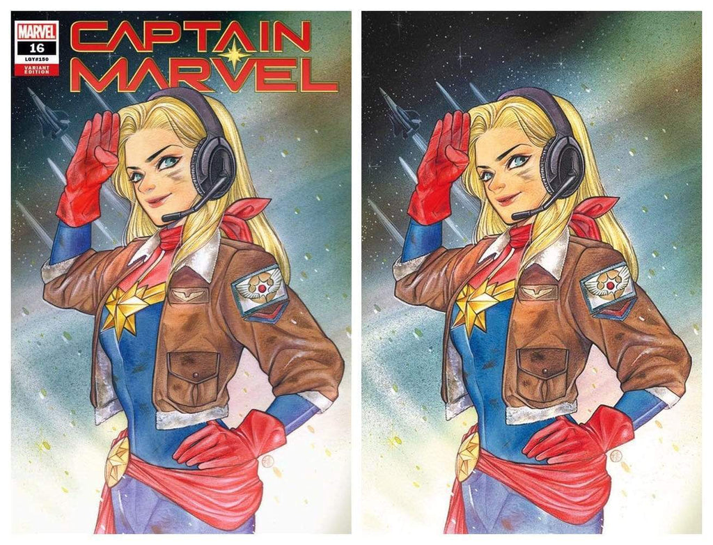 Captain Marvel 16 Peach Momoko Variant Cover Options 7 Ate 9 Comics