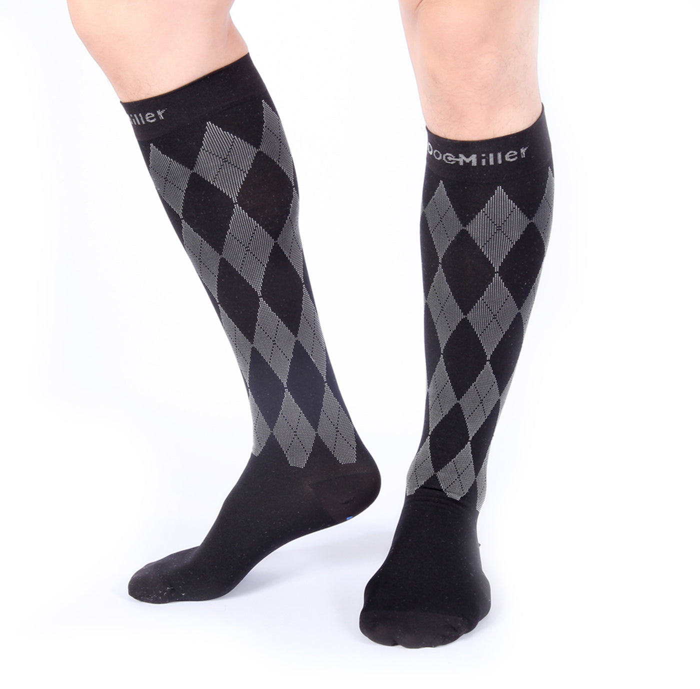 Closed Toe Compression Socks 20 30 Mmhg Argyle Doc Miller