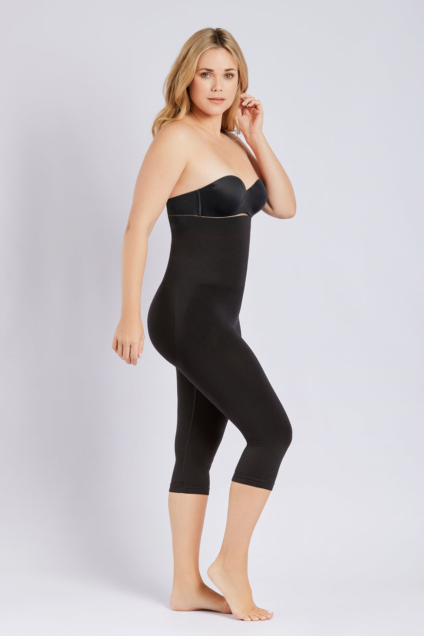 High Waist Seamless Shaping Capri Leggings Wow Shapers