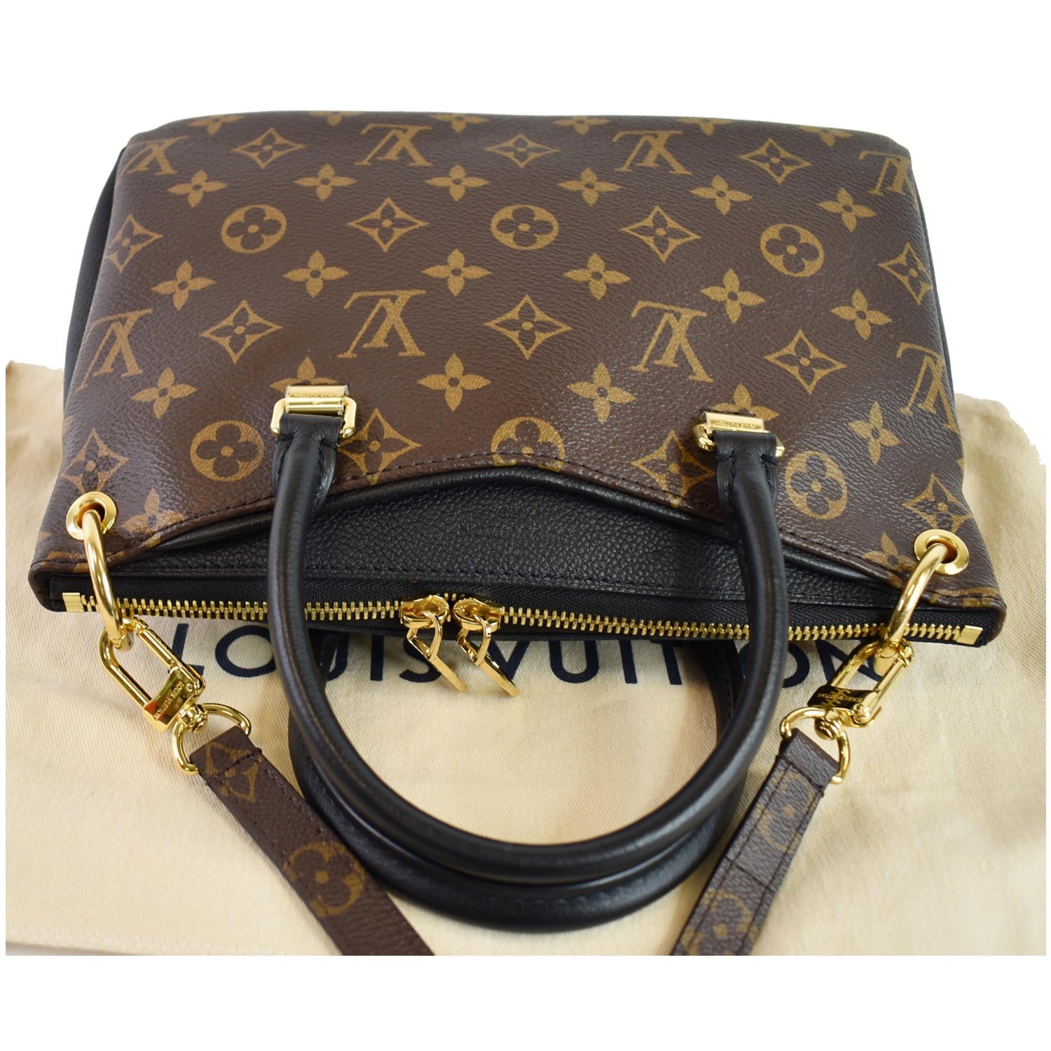 Louis Vuitton Pallas Bb Monogram Canvas Shoulder Crossbody Bag Brown