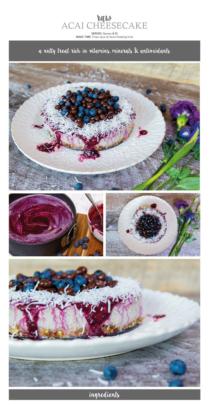 Raw Acai Cheesecake Recipe Morlife Aus