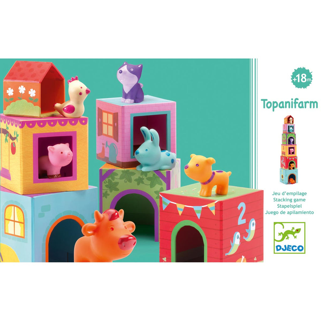 Topanifarm Stack And Play By Djeco My Small World Toy Store