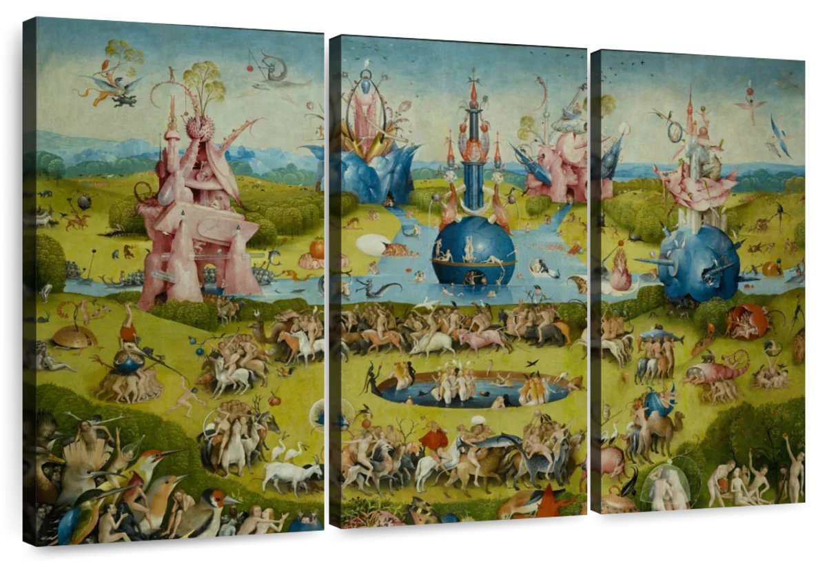 The Garden Of Earthly Delights Iv Wall Art Painting By Hieronymus Bosch