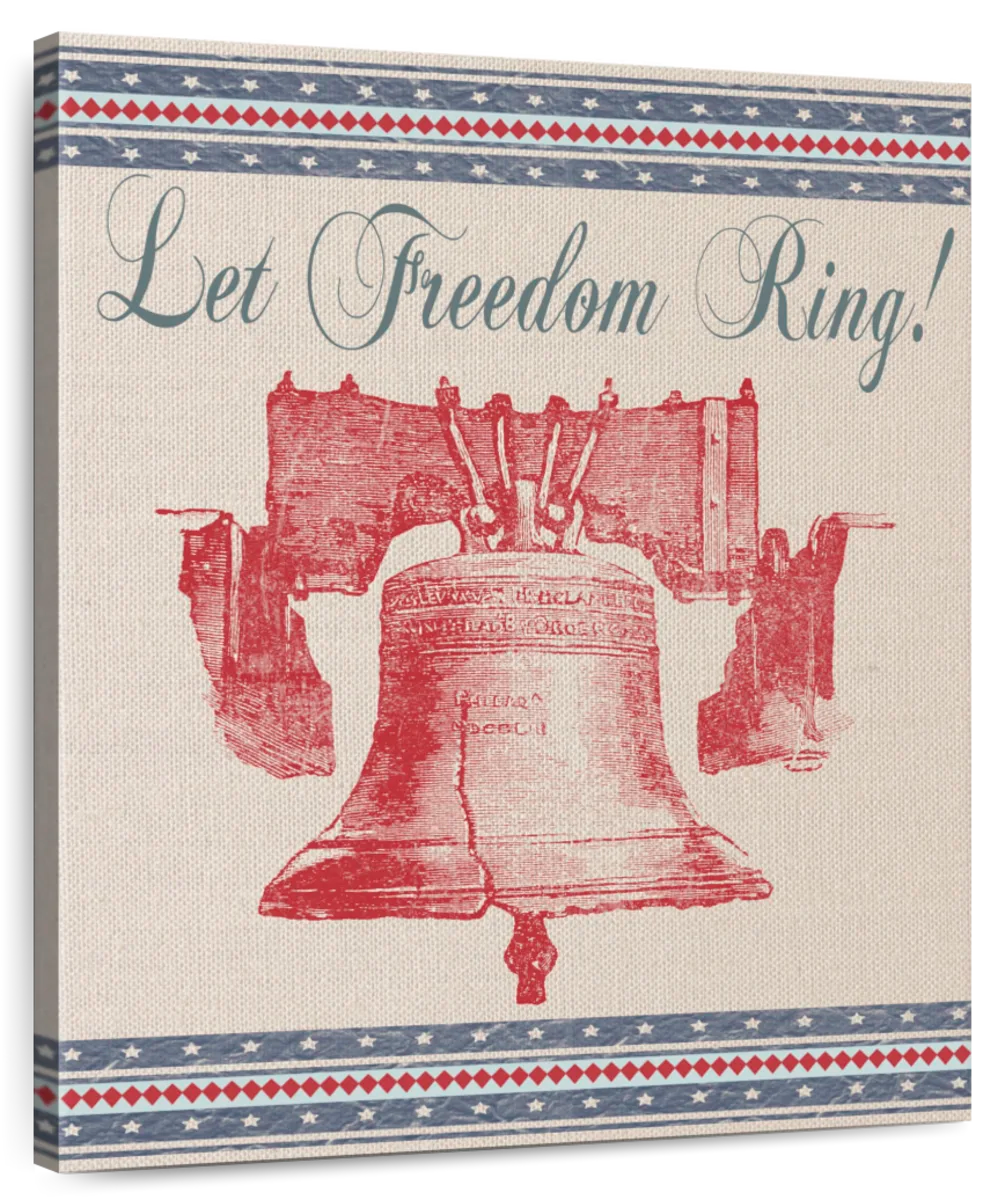 Let Freedom Ring Bell Wall Art Digital Art By Jean Plout