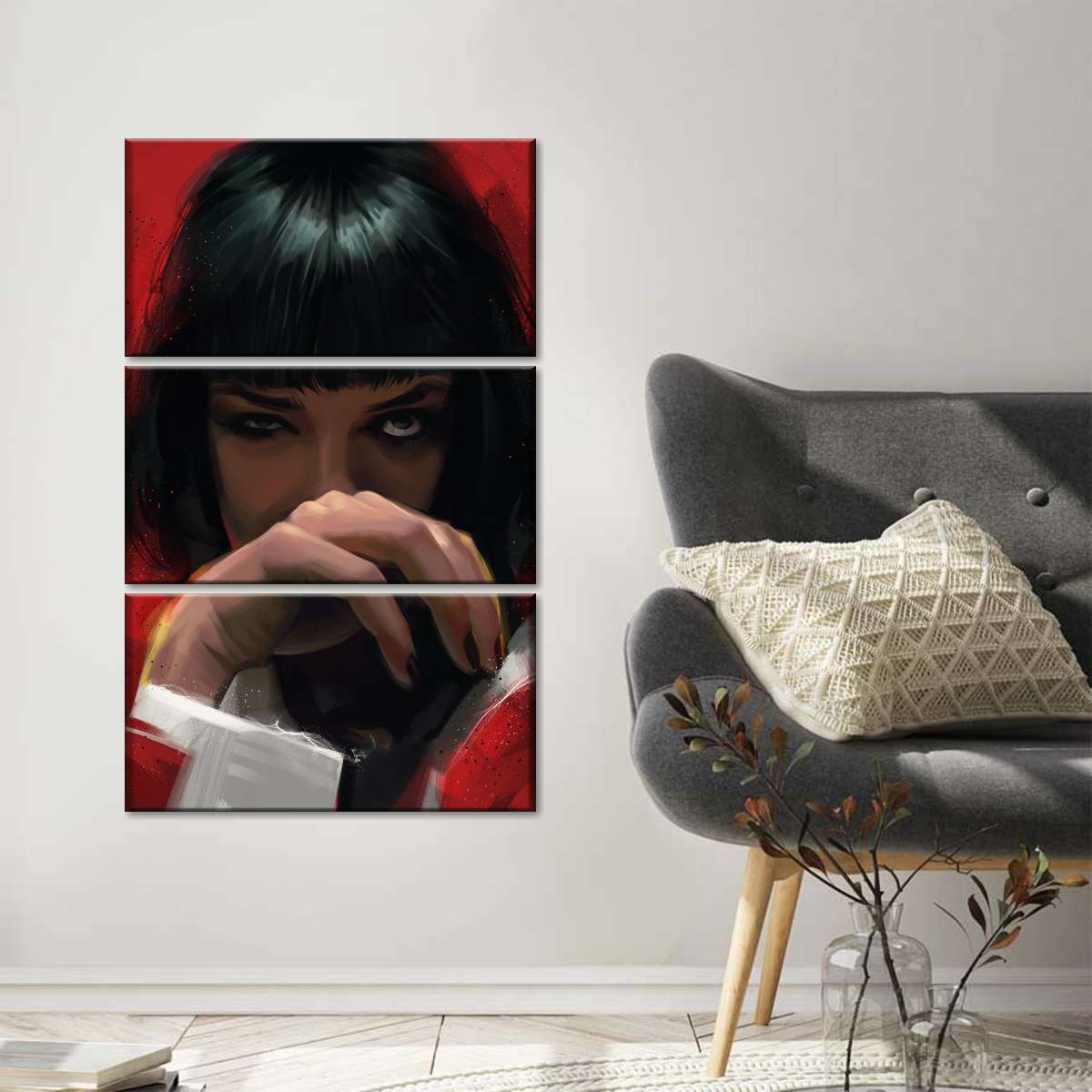 Mia Wallace Pulp Fiction Wall Art By Nikita Abakumov Elephant Stock