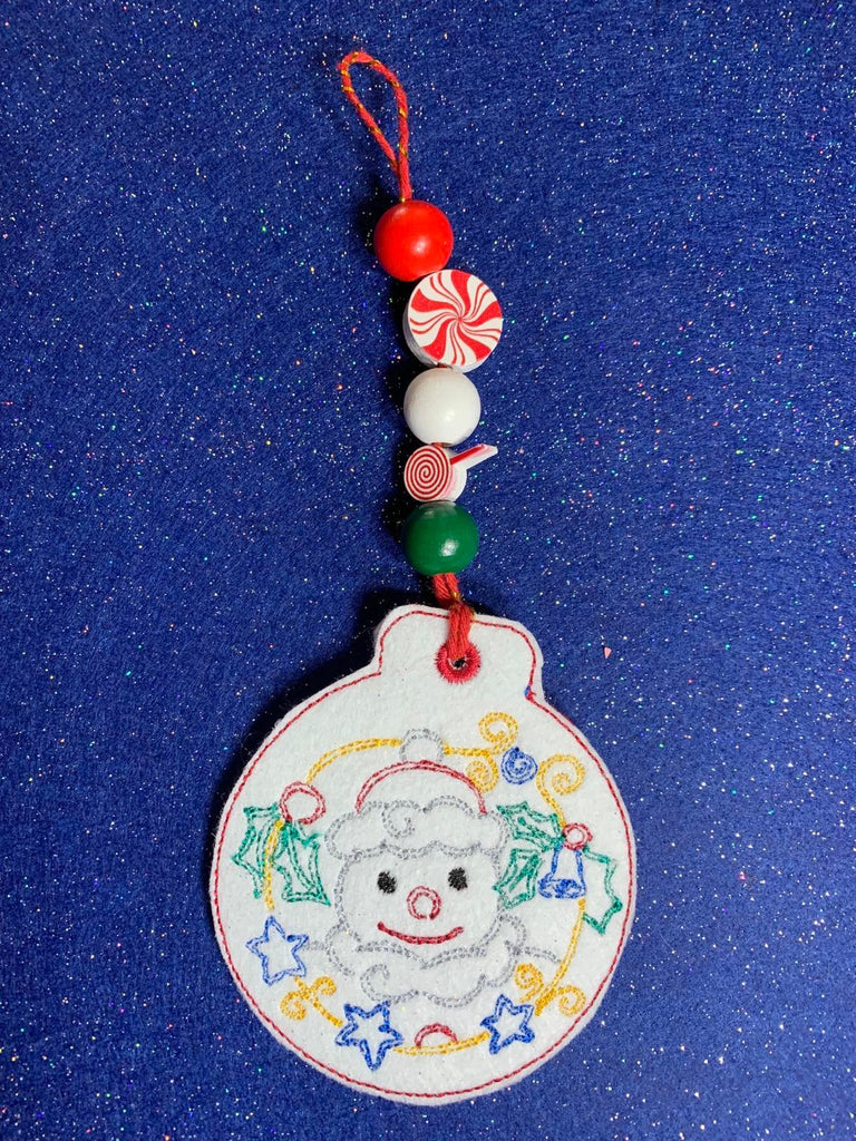 Snowman 1 Ith Christmas Ornament Bella Bleu Embroidery