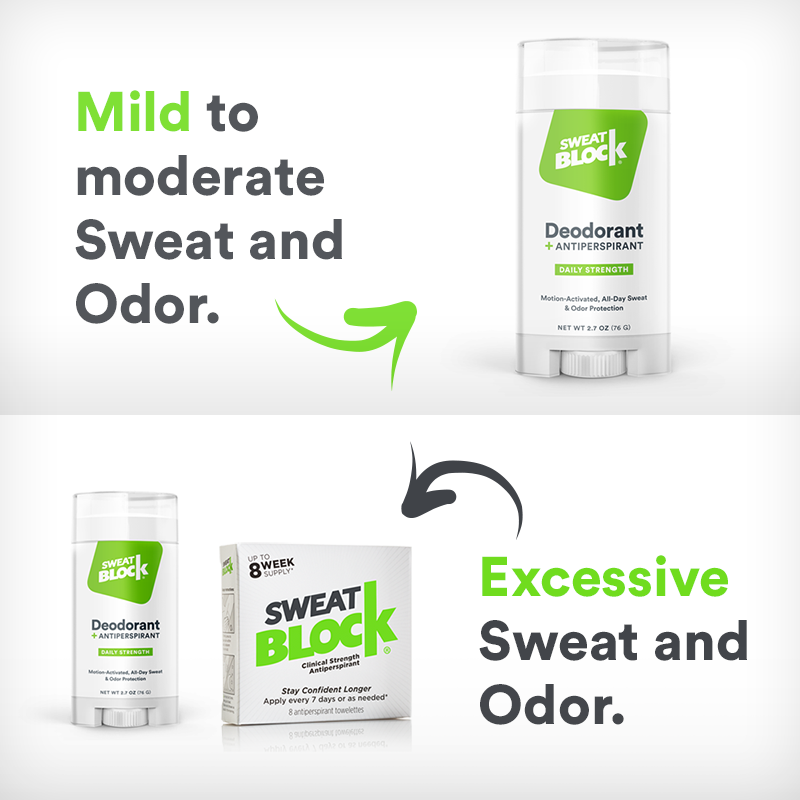 Sweatblock Deodorant Antiperspirant 24 Hour Odor And Sweat Protection