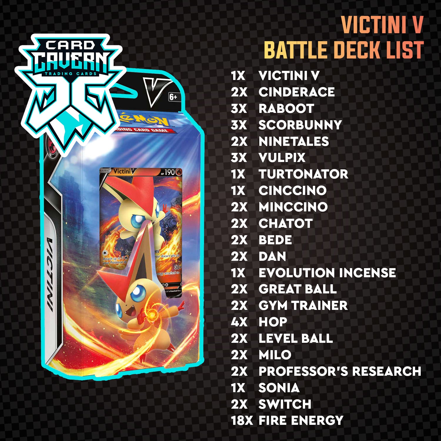 Victini V Battle Deck Ptcgo Code Card Cavern Trading Cards Llc