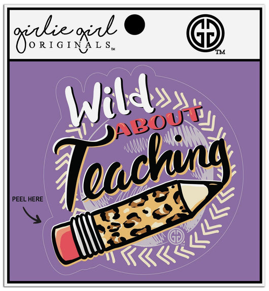 Decalsticker Wild About Teaching 2378 Girliegirloriginals