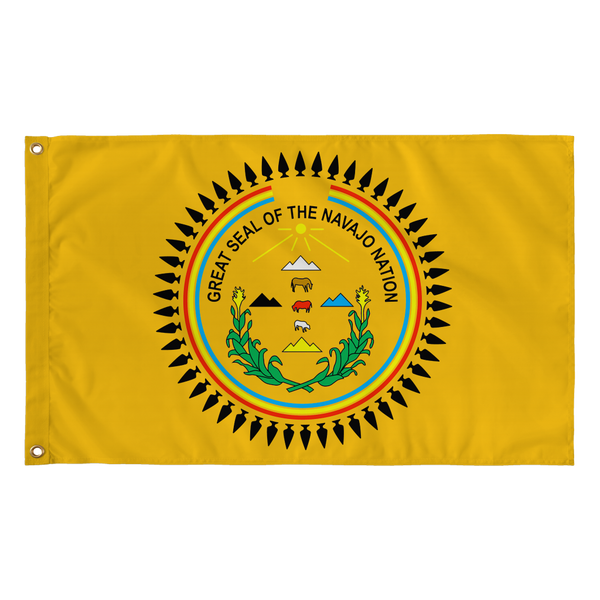 Dinénavajo Nation Seal Gold Flag 36 By 60 N8v Movement