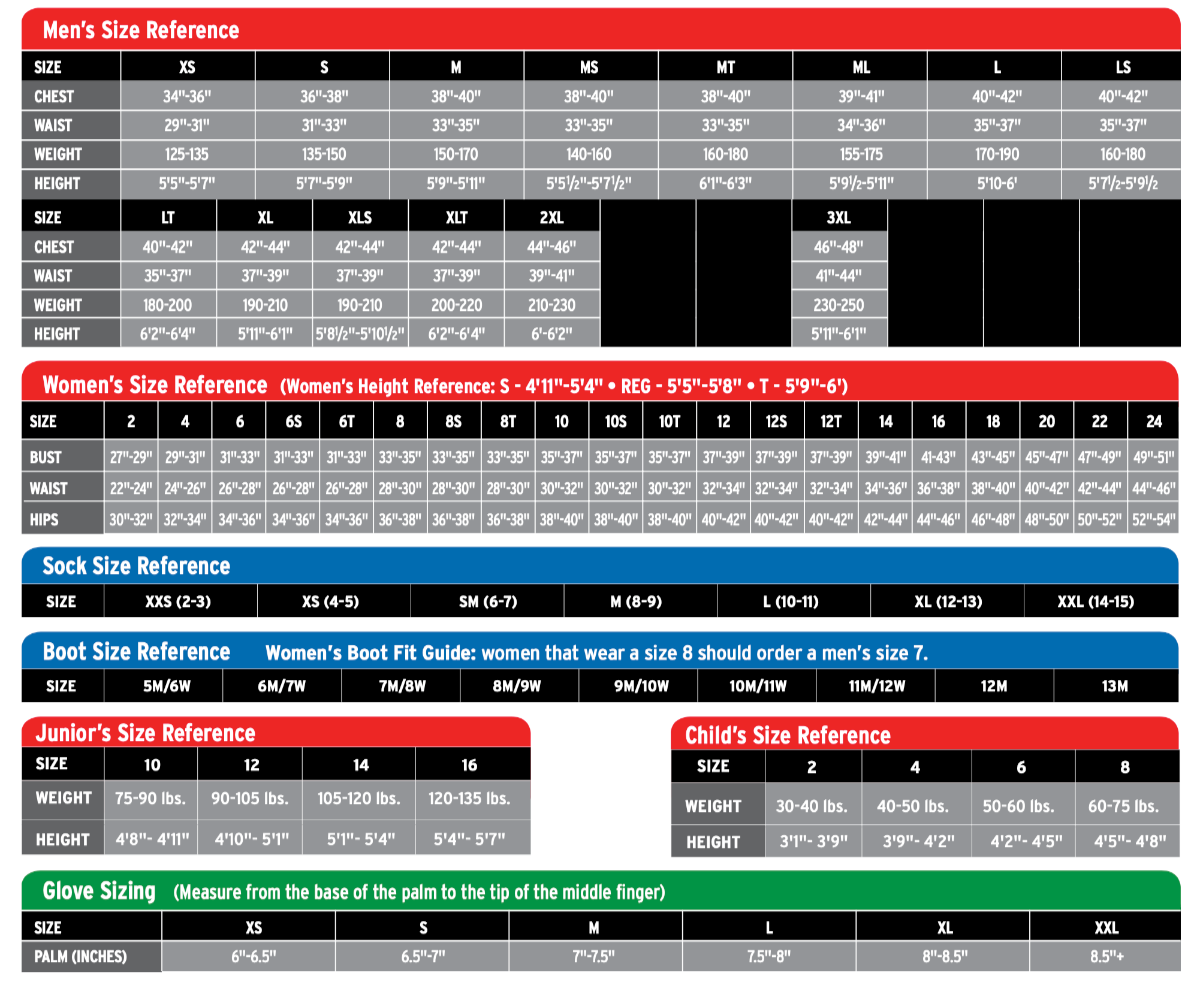 Hyperflex Wetsuit Size Chart Surf Ontario