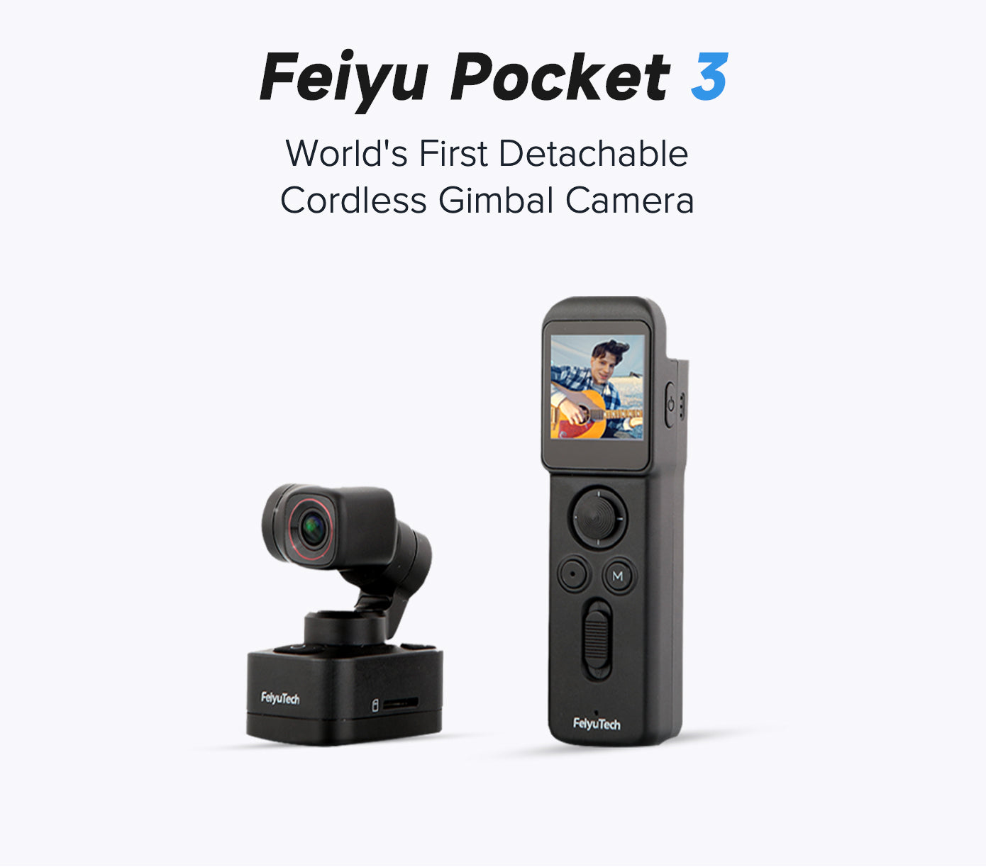 Feiyu Pocket 3 Detachable And Magnetic Gimbal Camera Feiyutech