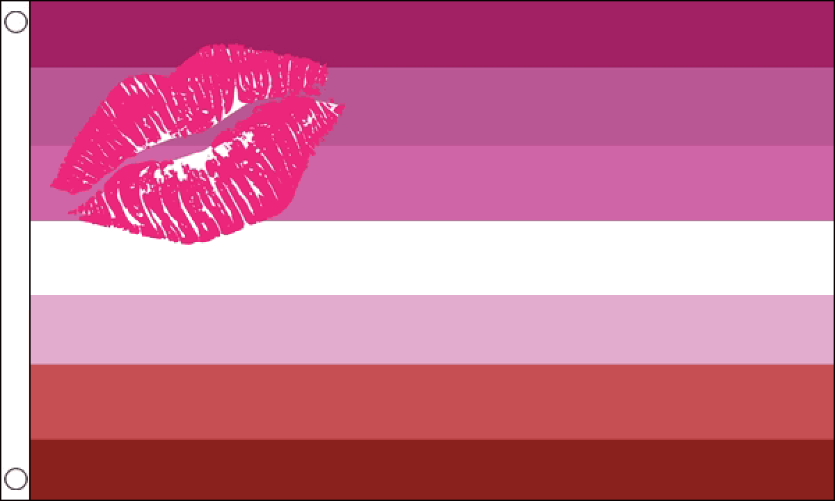 Lipstick Lesbian Lgbtq Pride Flags And Flagpoles